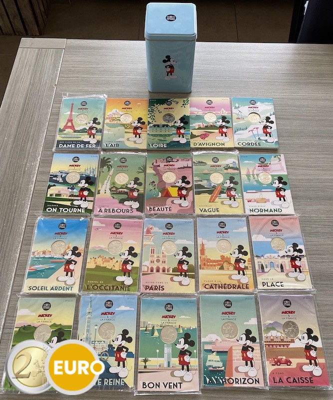 Frankrijk 2018 10 euro Mickey en Frankrijk doos | Euronotes.be