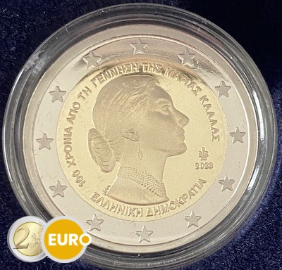Greece 2023 2 euro Maria Callas BE Proof | Euronotes.be
