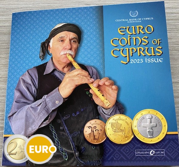Cyprus 2023 Euro set BU FDC Traditional music instruments | Euronotes.be