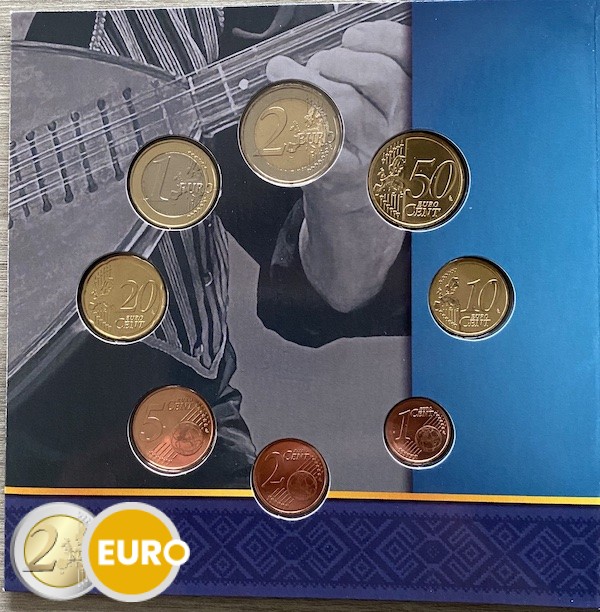 Cyprus 2023 Euro set BU FDC Traditional music instruments | Euronotes.be