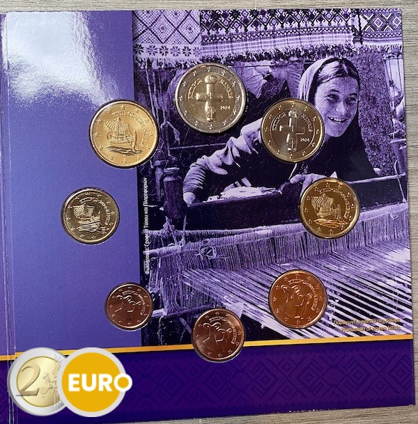 Cyprus 2024 Euro set BU FDC Traditional professions | Euronotes.be