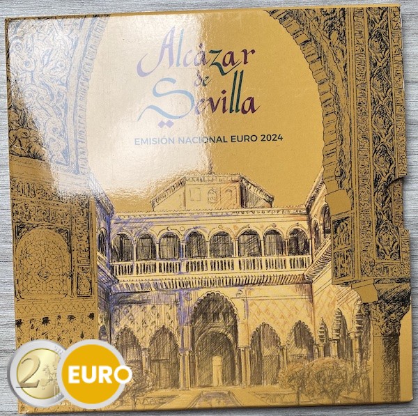 Spanje 2024 Euro set BU FDC + 2 euro Politiekorps Sevilla | Euronotes.be
