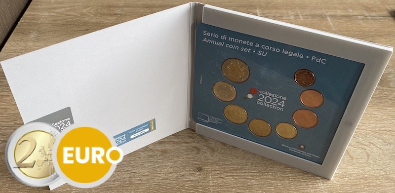 Italie 2024 Euro set BU FDC 1 cent tot 2 euro | Euronotes.be