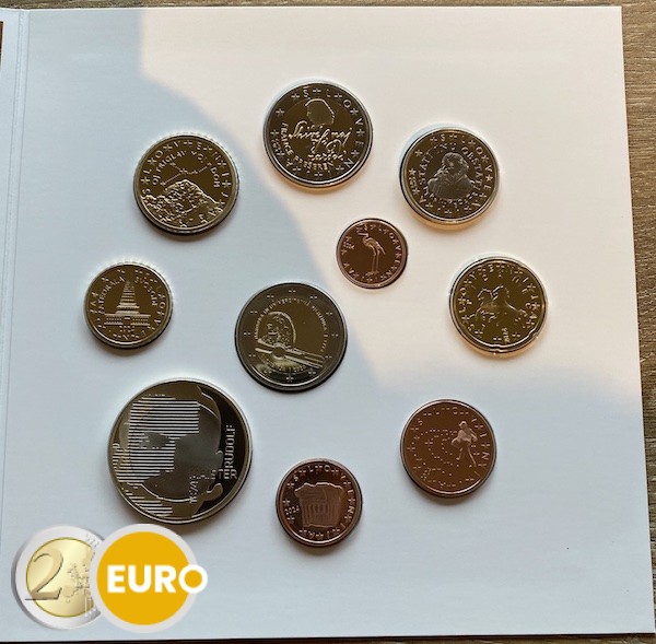 Slovenia 2024 Euro set BE Proof + 2 and 3 euro commemorative | Euronotes.be