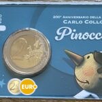 Italy 2026 2 euro Carlo Collodi Pinocchio BU FDC Coincard | Euronotes.be